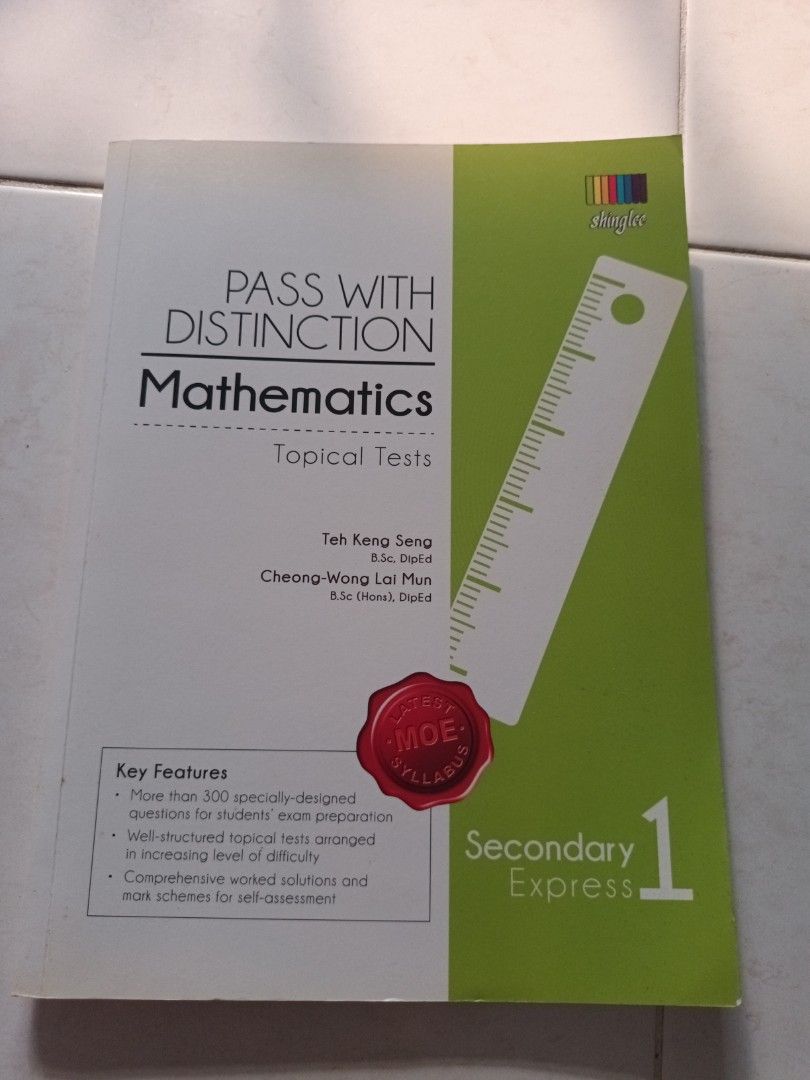 Maths Assessment Books for Sec 1, Hobbies & Toys, Books & Magazines ...