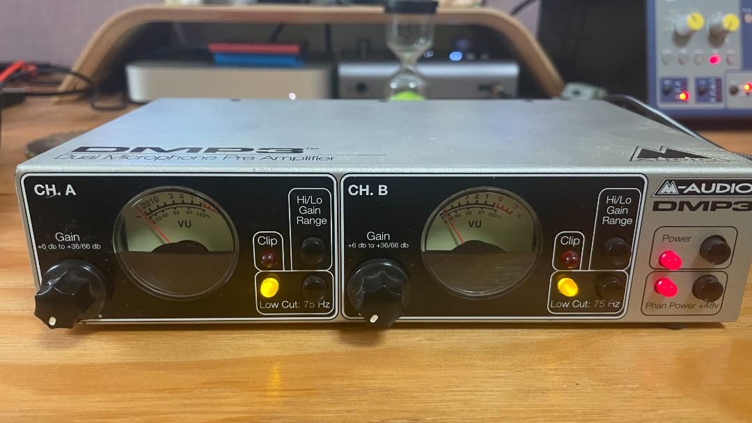 M-Audio DMP3 Dual Mic Preamp, Audio, Other Audio Equipment on Carousell