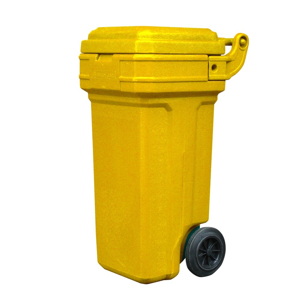 Medium Roller King Wheeled Trash Bin 150 Liters with Wheels Color ...