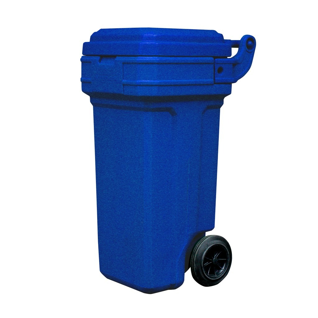 Medium Roller King Wheeled Trash Bin 150 Liters with Wheels Color Blue ...