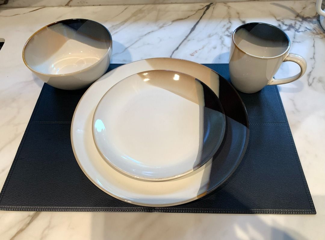 Mikasa Stoneware 32 piece dinnerware set - 8pax, Furniture & Home ...