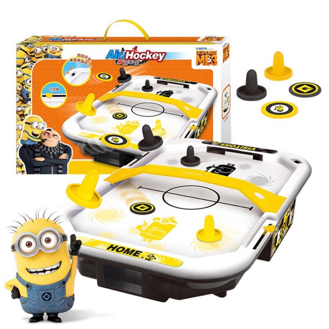 Minion Air Hockey Despicable Me Battle Board Game Family Game Arcade ...