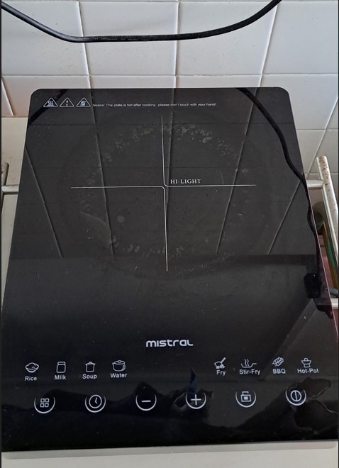 Mistral MCC317 2000W Ceramic Induction Cooker with Grill Plate, TV ...