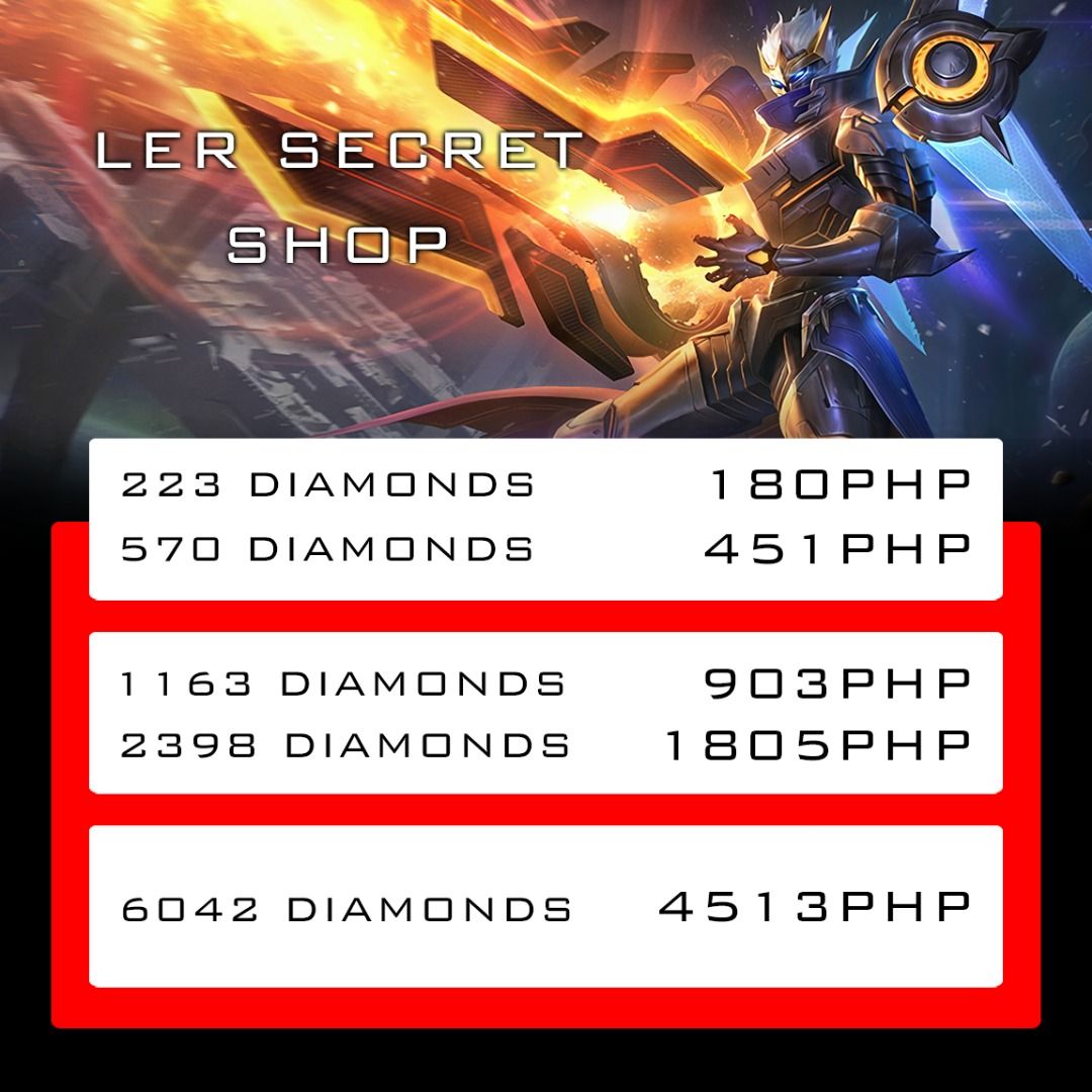 Mobile Legend Diamonds, Video Gaming, Video Games, Others on Carousell