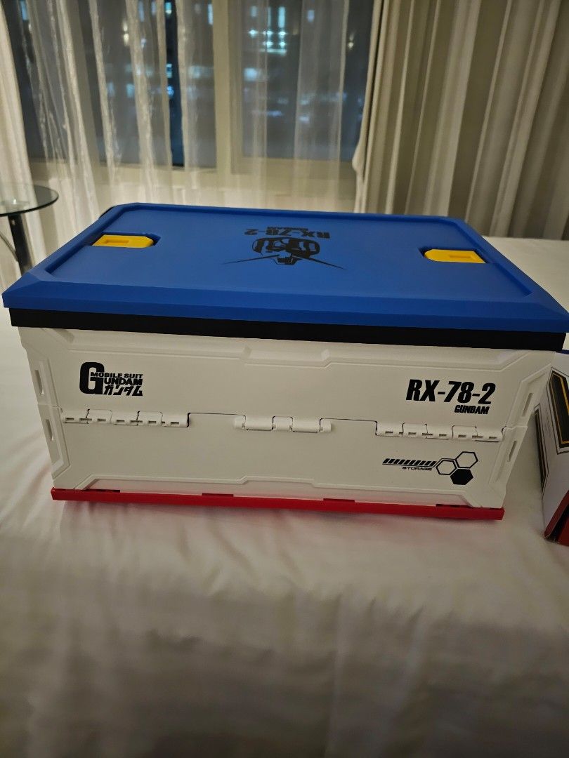 Mobile Suit Gundam Limited Edition Foldable Storage Box, Hobbies & Toys, Toys & Games on Carousell