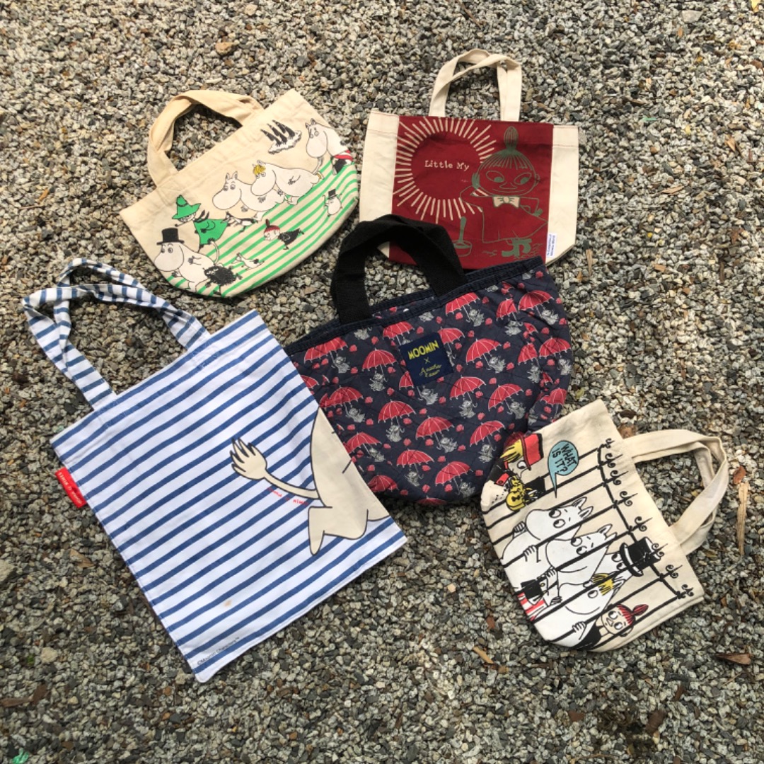 Moomin Tote Bag, Women's Fashion, Bags & Wallets, Tote Bags on Carousell