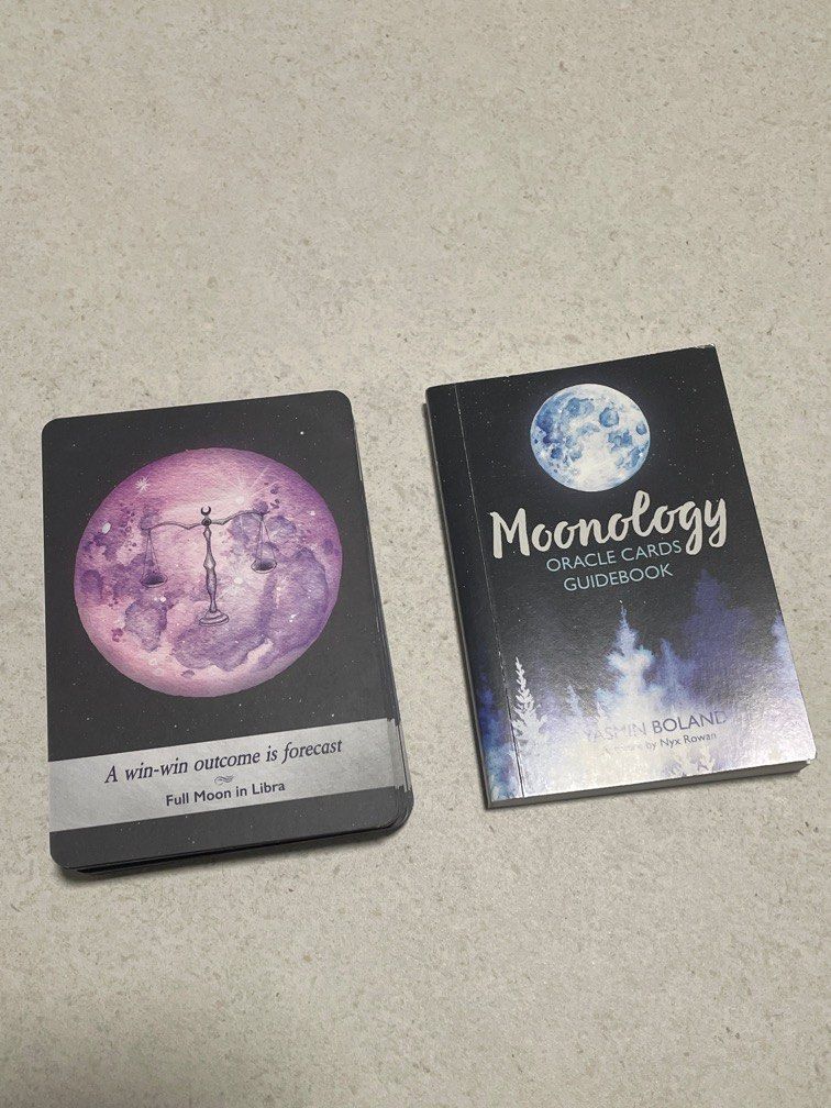 Moonology Oracle Cards (with guidebook), Hobbies & Toys, Toys & Games ...