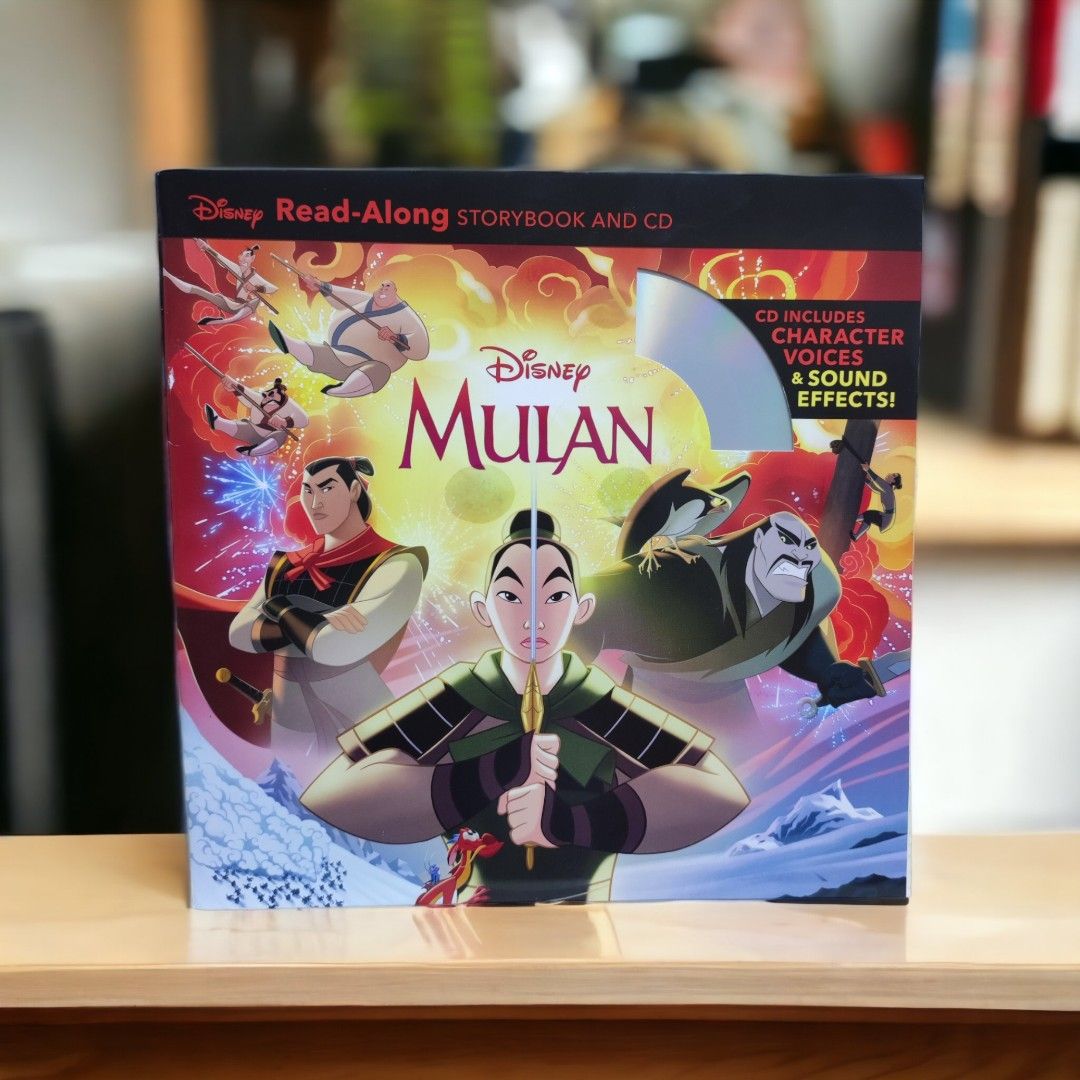 Mulan Disney original children's book Read Along with CD, Hobbies ...