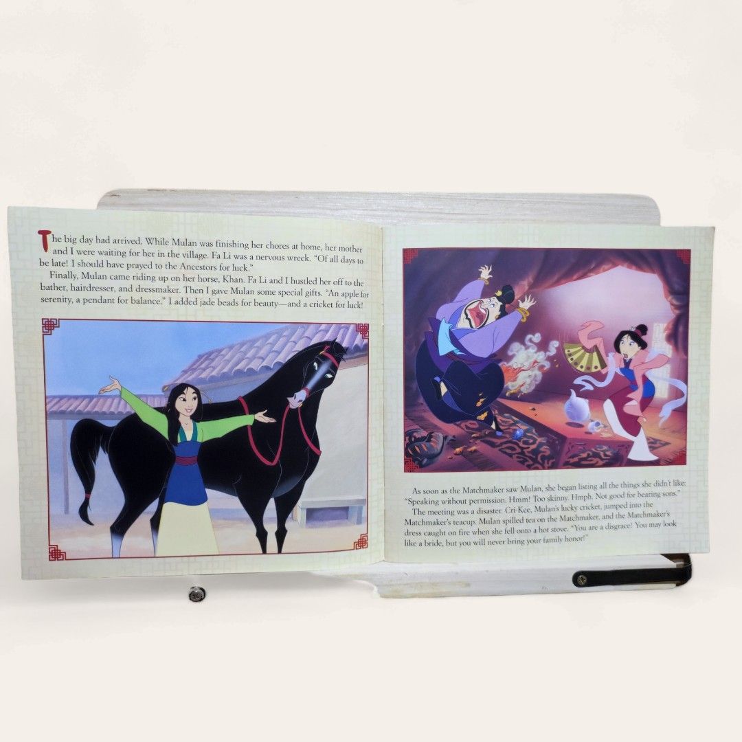 Mulan Disney original children's book Read Along with CD, Hobbies ...