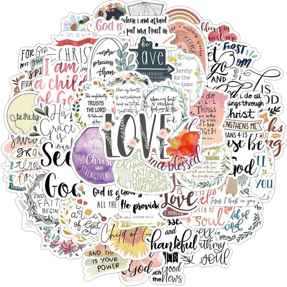 Mystery Blind Sticker Pack (God is Good), Hobbies & Toys, Stationery ...