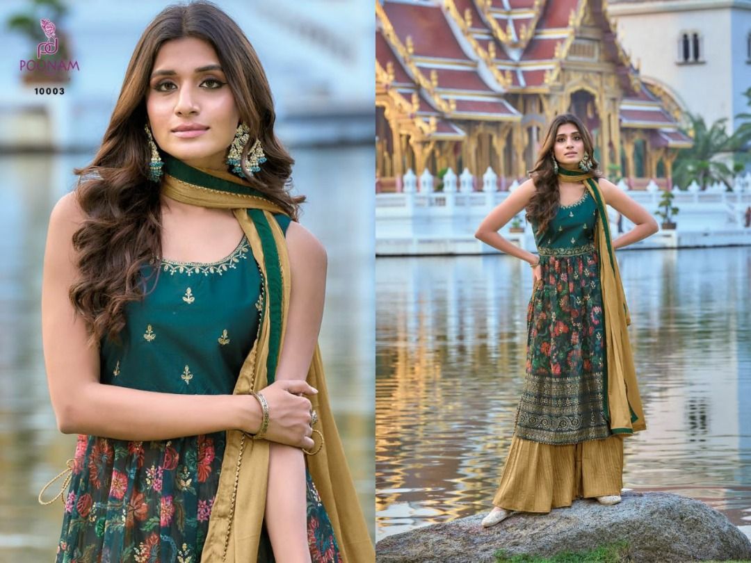 Nayra Cut Shara Plazo Suit Set, Women's Fashion, Dresses & Sets ...