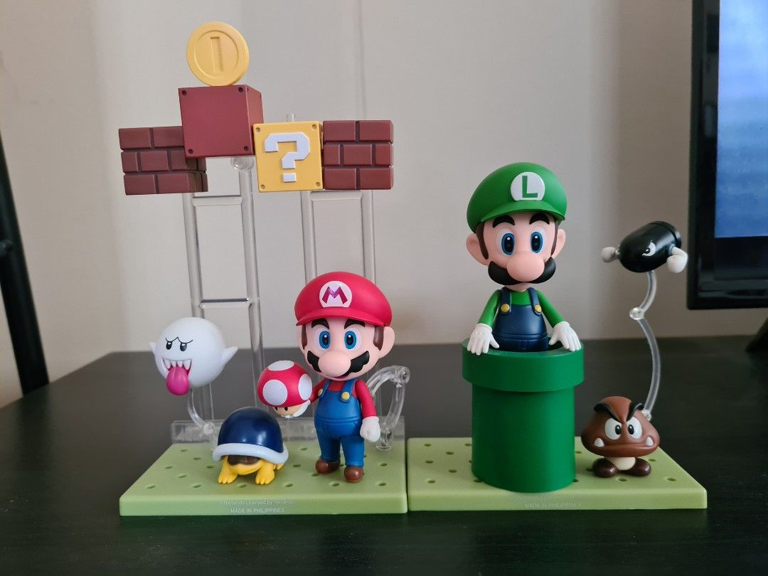 Nendoroid Mario & Luigi, Hobbies & Toys, Toys & Games on Carousell