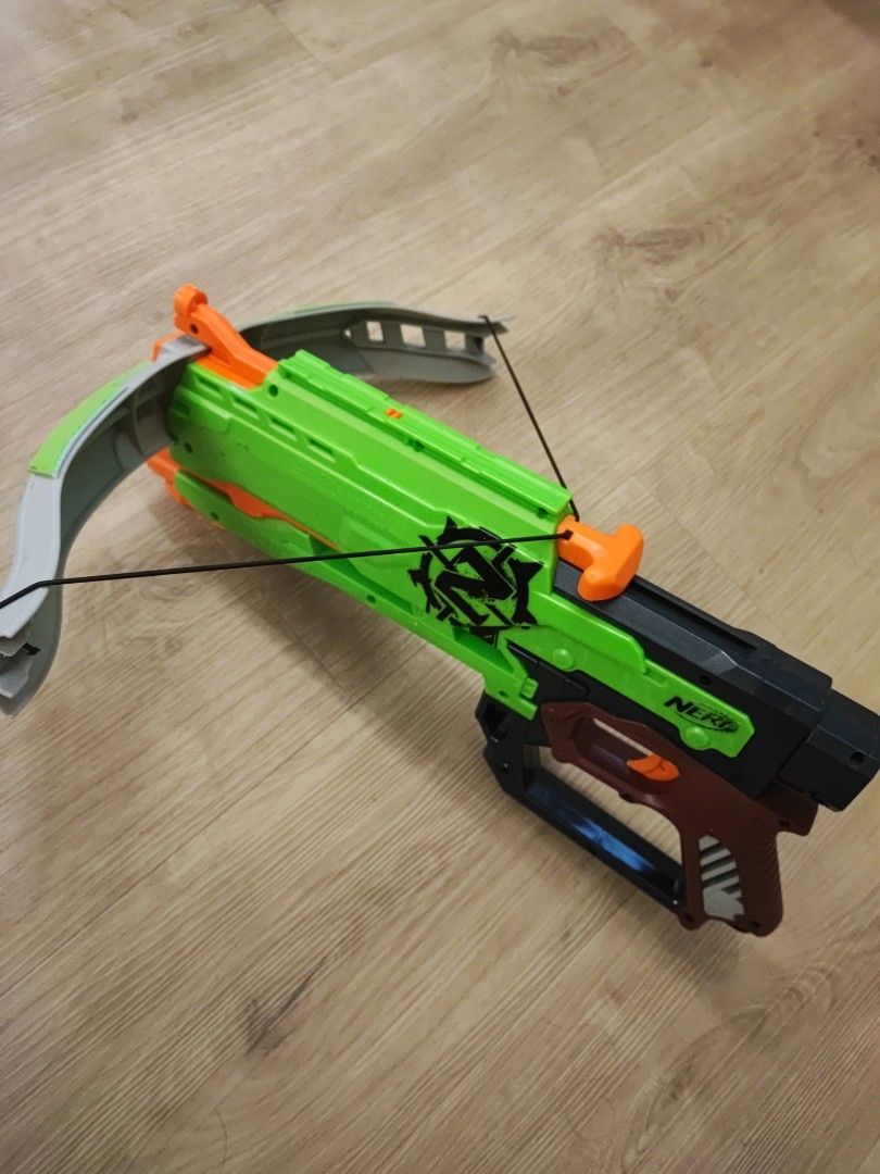 Nerf Gun Zombie Strike Crossbow, Hobbies & Toys, Toys & Games on Carousell