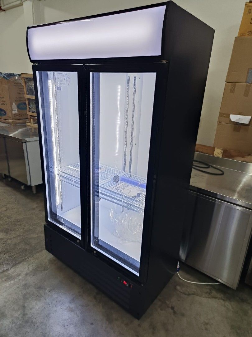 New glass display chiller / beverage chiller / glass door chiller ...