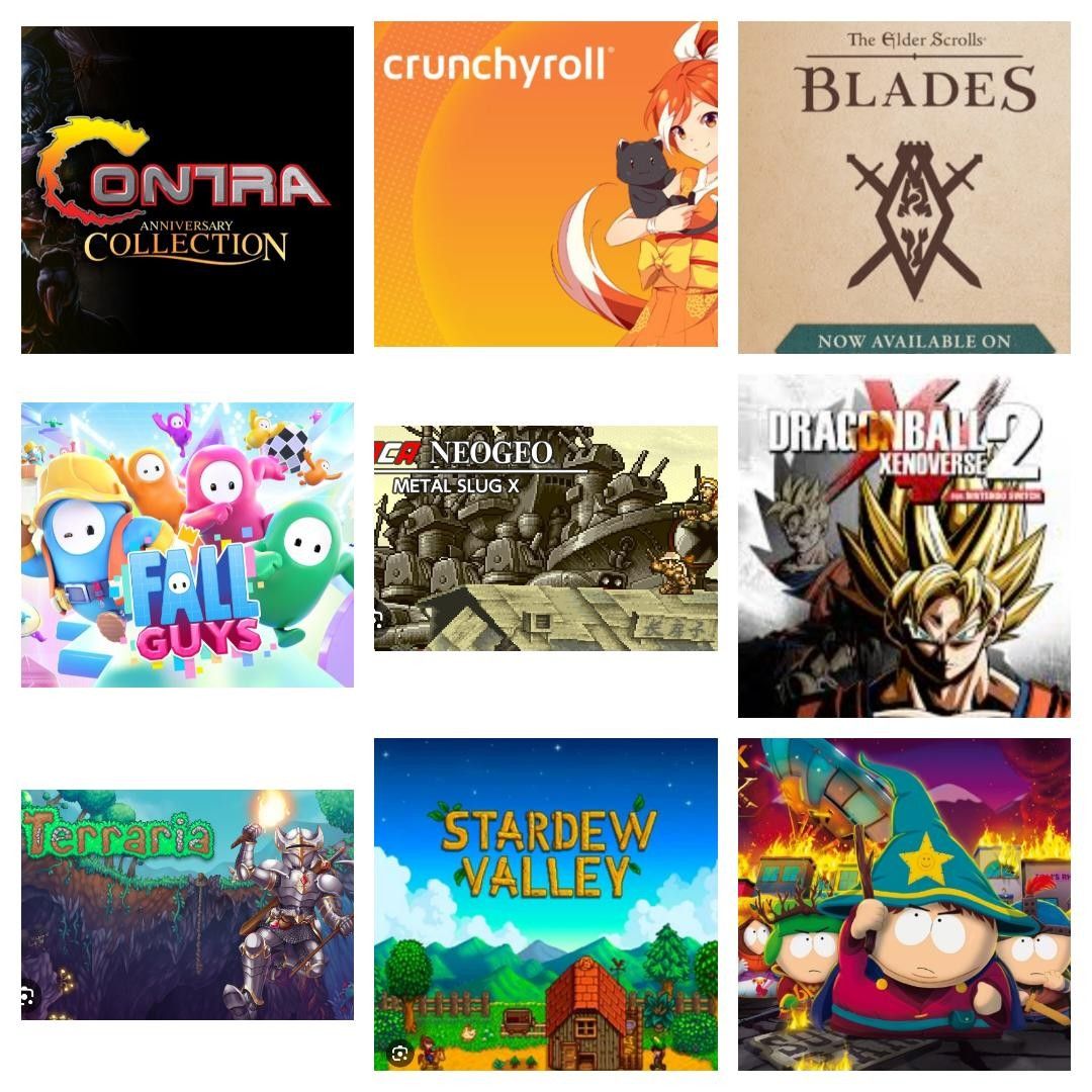 Nintendo Account with games Resident Evil, Little Nightmare, Naruto ...