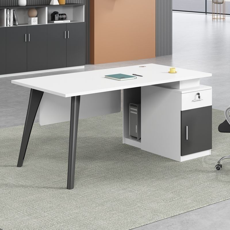 Office desk and chair combination simple modern computer table small ...