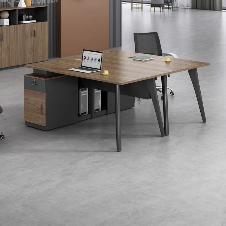 Office desk and chair combination simple modern computer table small ...