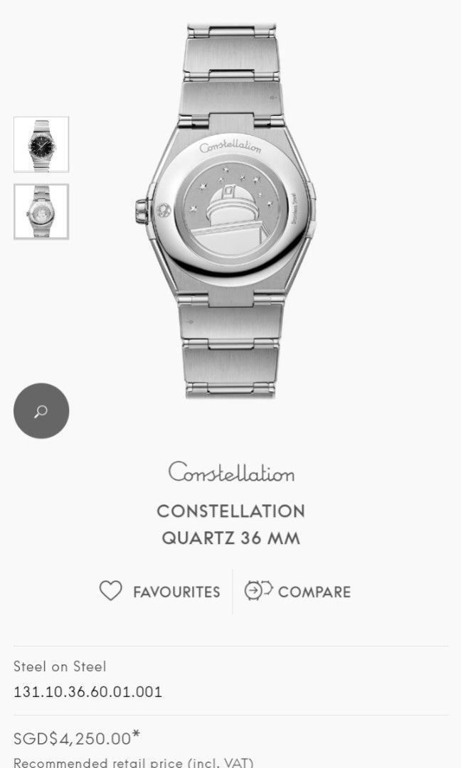Omega Constellation 36 mm (2022), Luxury, Watches on Carousell
