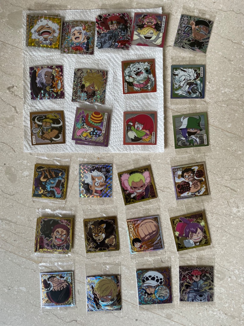 One piece Wafer Sticker, Hobbies & Toys, Toys & Games on Carousell