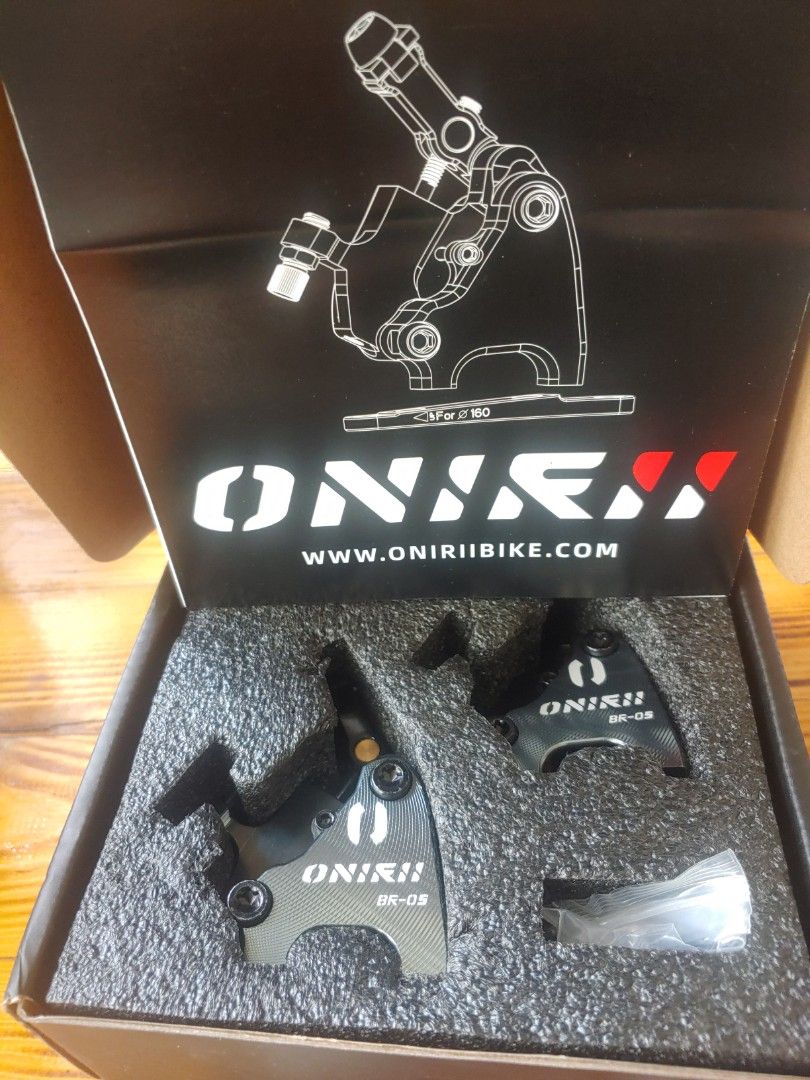 Onirii cable actuated flat mount hydraulic disc brake, Sports Equipment ...