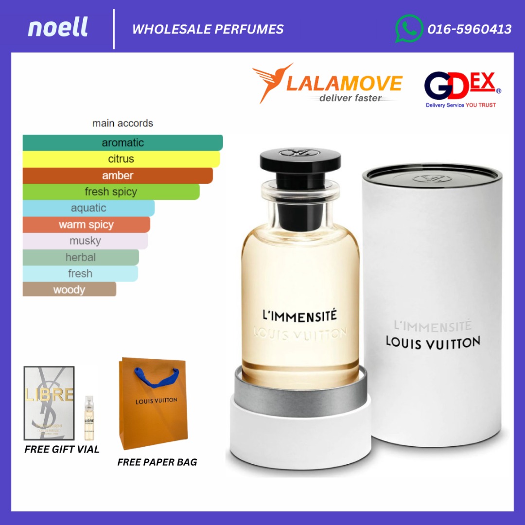 [ORIGINAL] AUTHENTIC READY STOCK LOUIS VUITTON LV L’IMMENSITE EDP 100ML ...