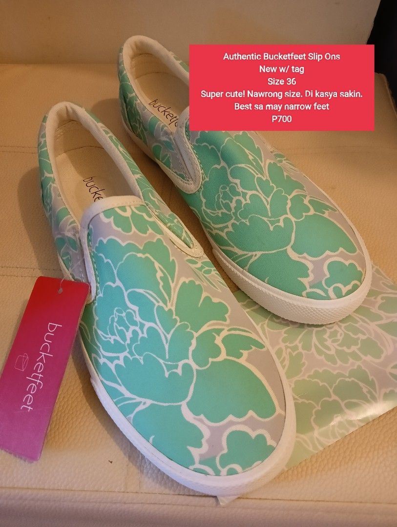 Original Bucketfeet Slip On Sneakers, Women's Fashion, Footwear ...