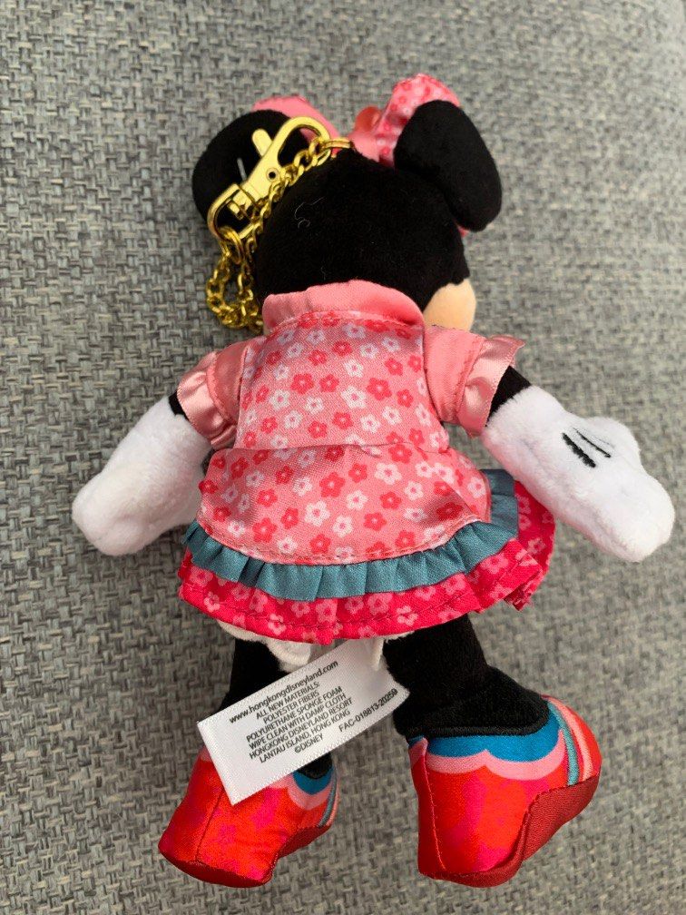 Original HK Disney Minnie Mouse Keychain, Hobbies & Toys, Toys & Games ...