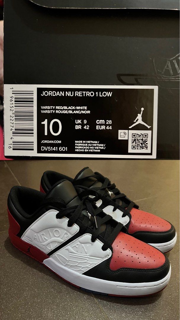 Original Jordan NU Retro 1 Low, Men's Fashion, Footwear, Sneakers on ...