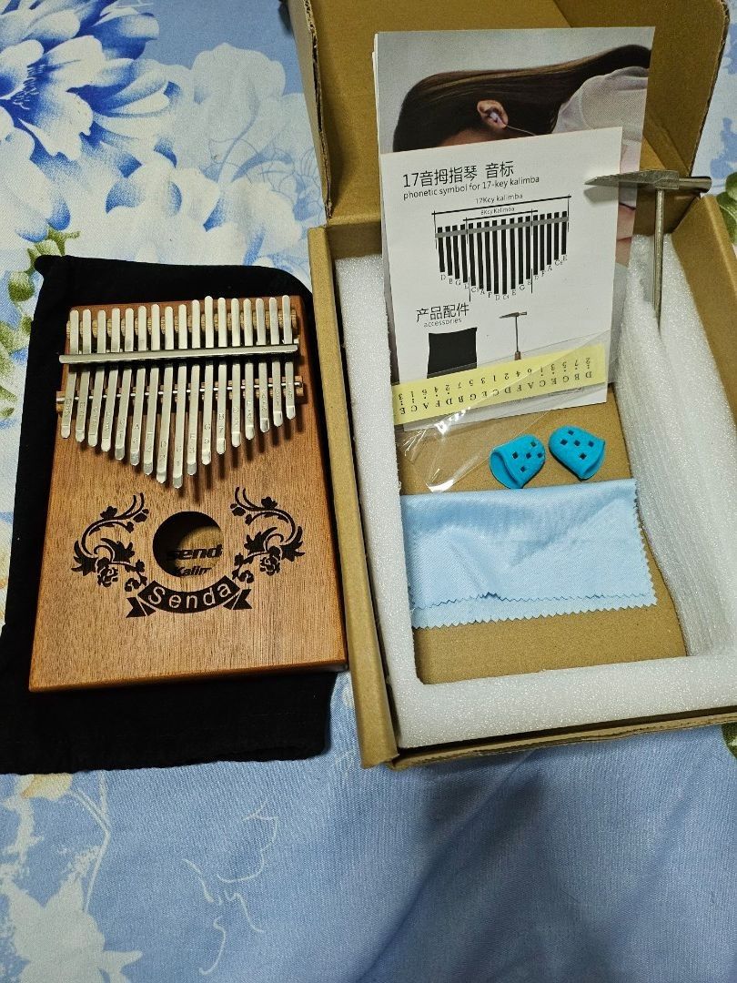Original Senda Kalimba 17 keys thumb piano, Hobbies & Toys, Music ...