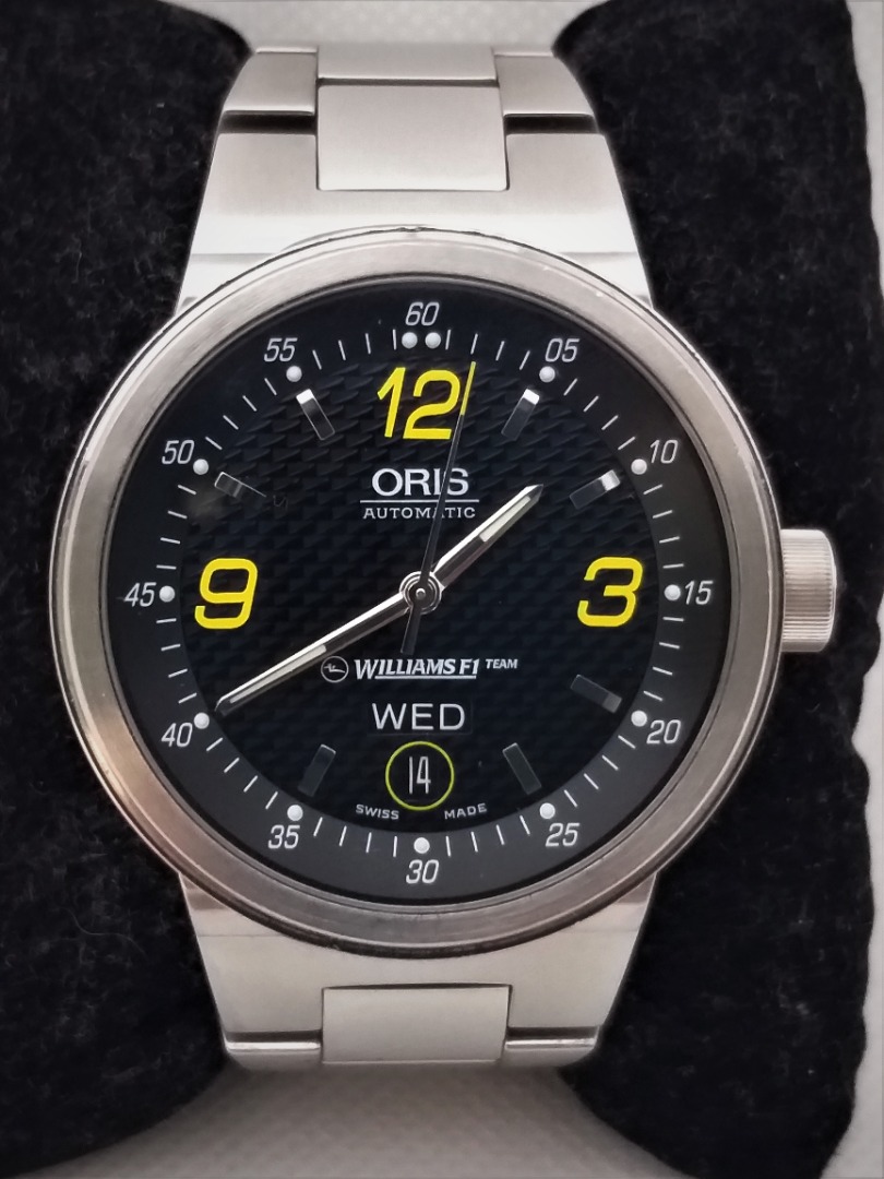 ORIS WILLIAM F1 DAY DATE -AUTOMATIC, Men's Fashion, Watches & Accessories, Watches on Carousell
