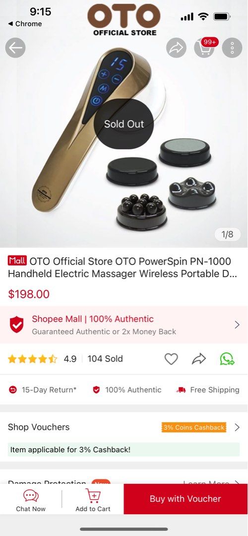 OTO power spin - massage and body shape device, Health & Nutrition ...