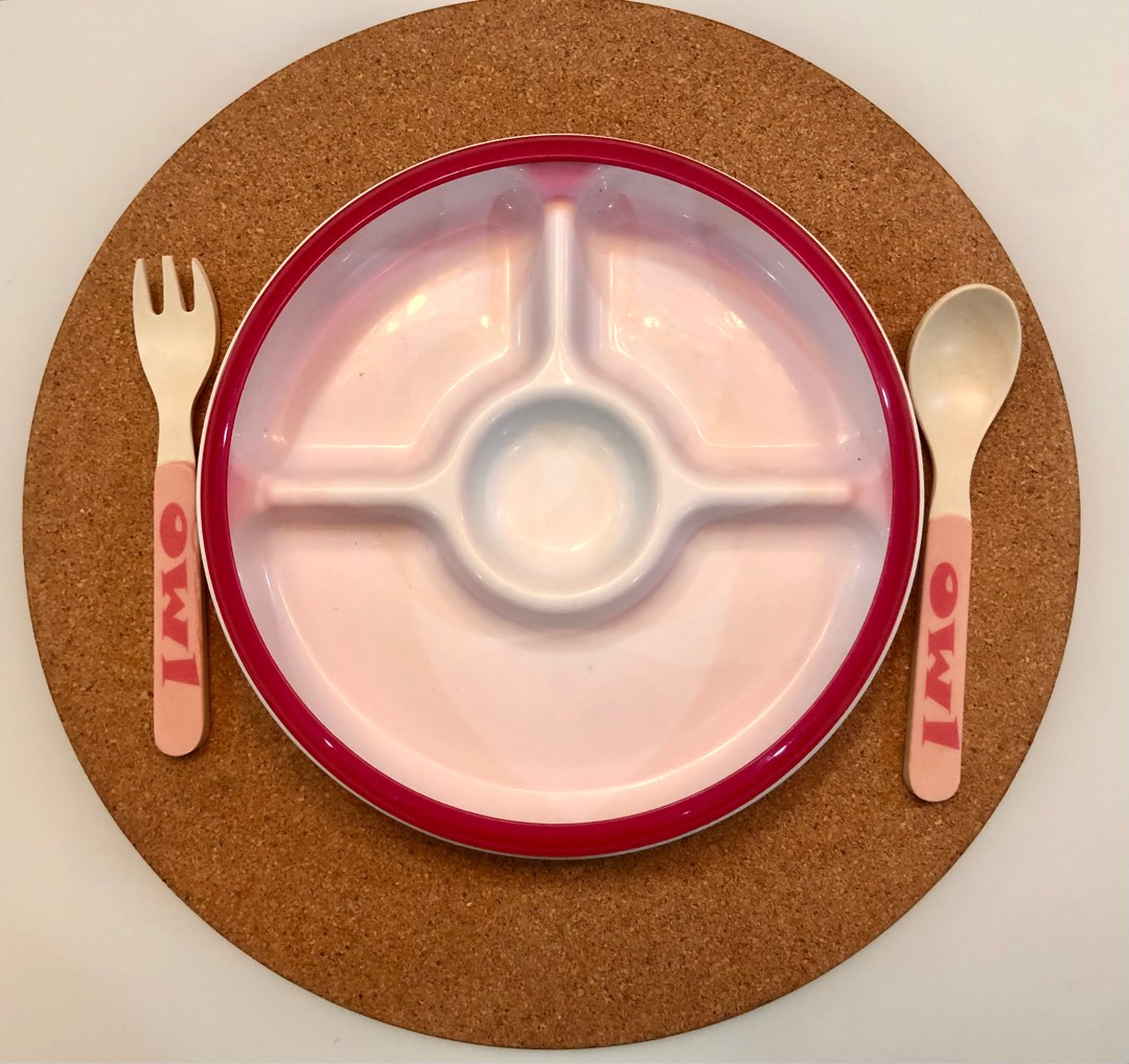 OXO Tot Divided Plate Pink for babies for Babies, Babies & Kids ...