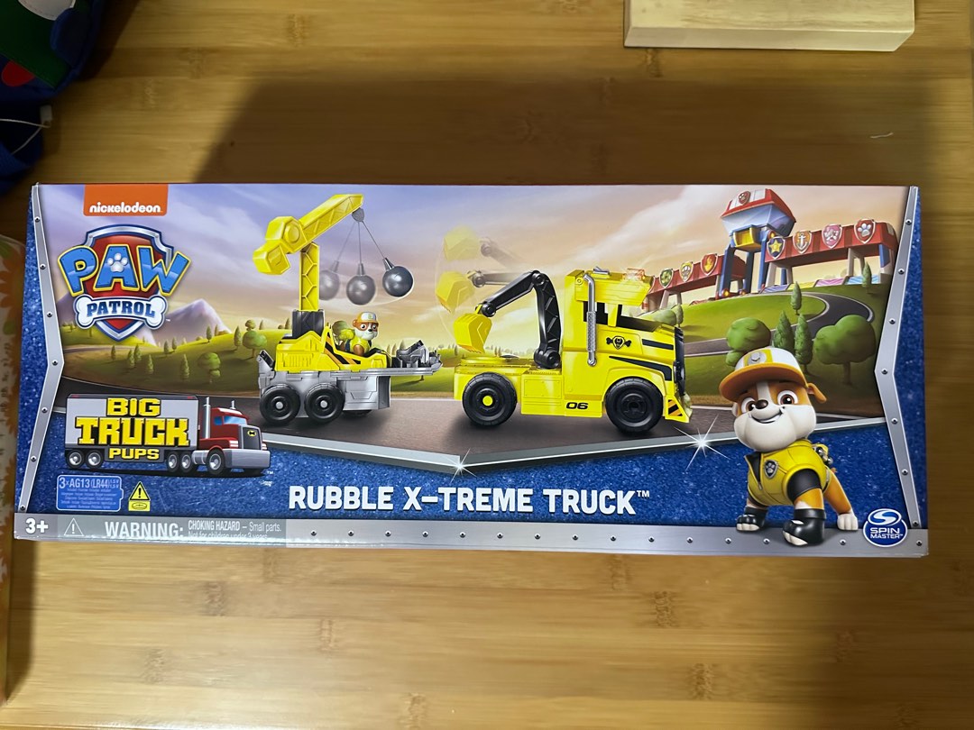 Nickelodeon Paw Patrol Rubble X-treme Truck, Hobbies & Toys, Toys ...