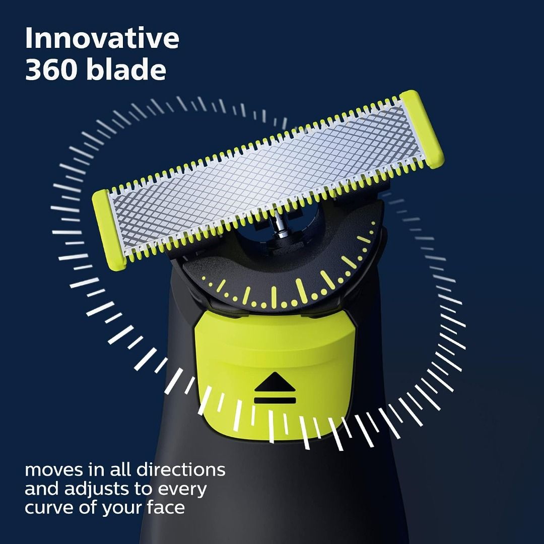 Philips Norelco OneBlade 360 Pro Hybrid Electric Trimmer QP6531/70 ...