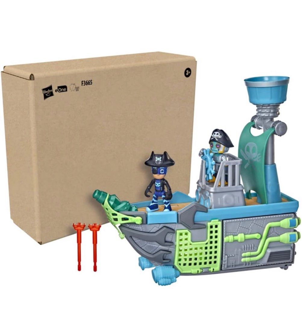 PJ Mask Pirate Ship with Pirate Catboy and Robo, Hobbies & Toys, Toys ...