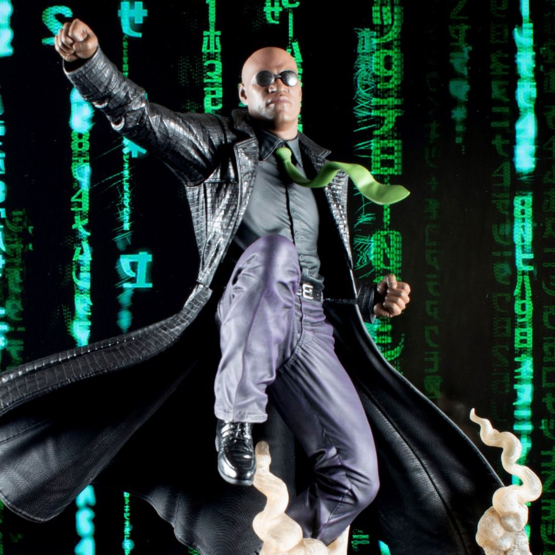 [PO] Diamond Select The Matrix Gallery Morpheus Deluxe Statue, Hobbies ...