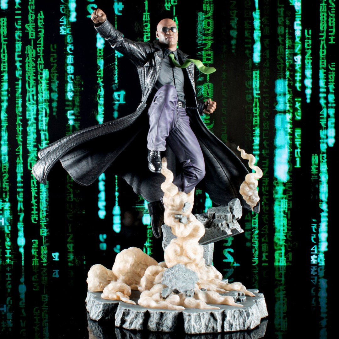 [PO] Diamond Select The Matrix Gallery Morpheus Deluxe Statue, Hobbies ...