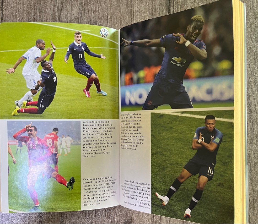 Pogba, Mbappe and Griezmann book, Hobbies & Toys, Books & Magazines ...