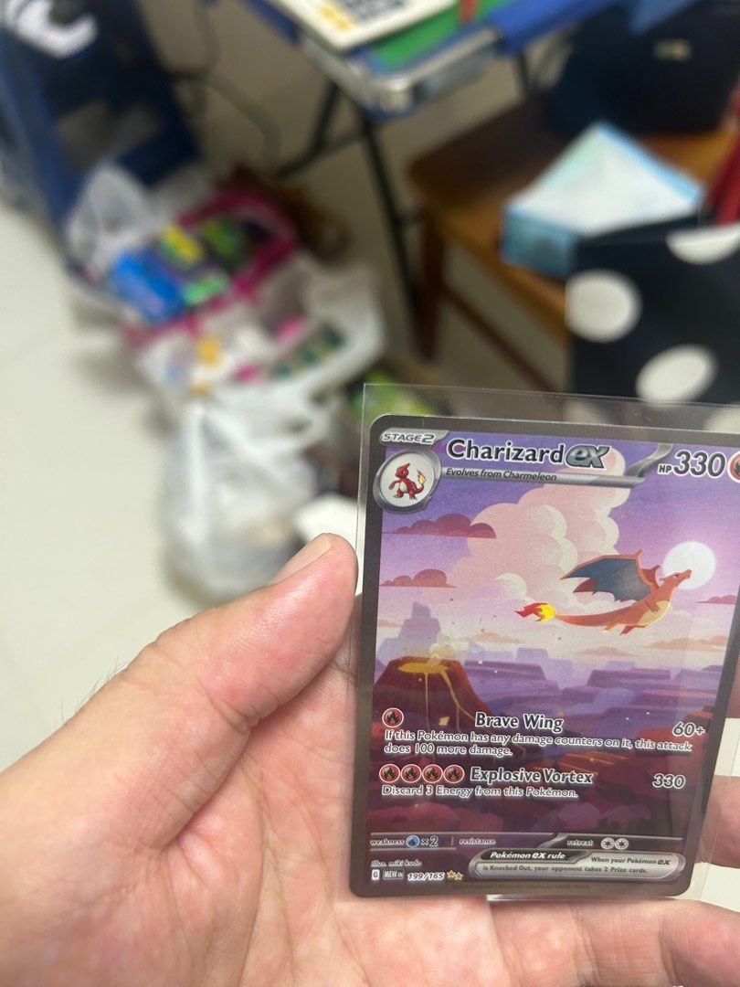 Pokemon 151 Charizard Ex SIR, Hobbies & Toys, Toys & Games on Carousell