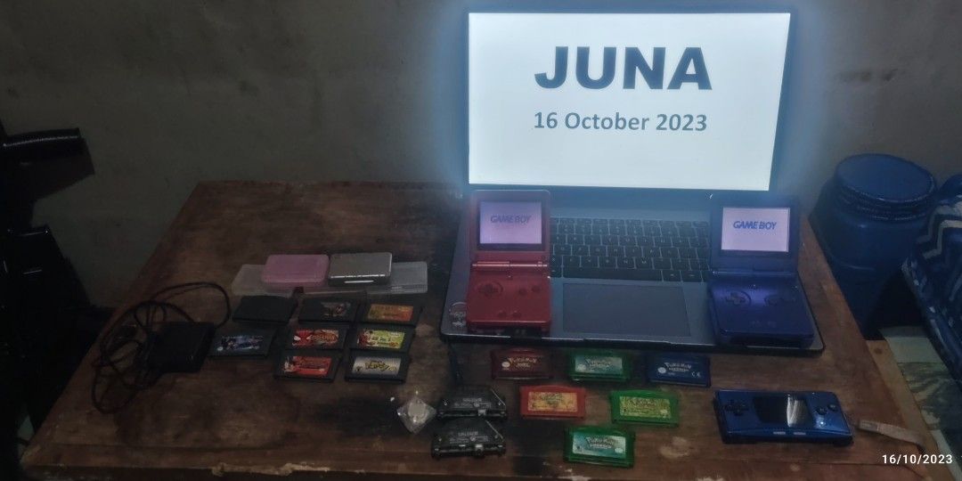 pokemon Emerald Ruby Sapphire Leaf Green Fire red gb sp bundle with gb ...