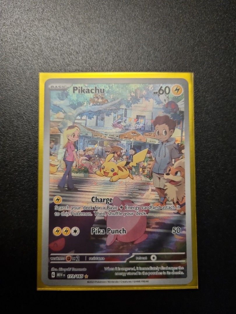 Pokemon TCG 151 English Pikachu IR, Hobbies & Toys, Toys & Games on ...