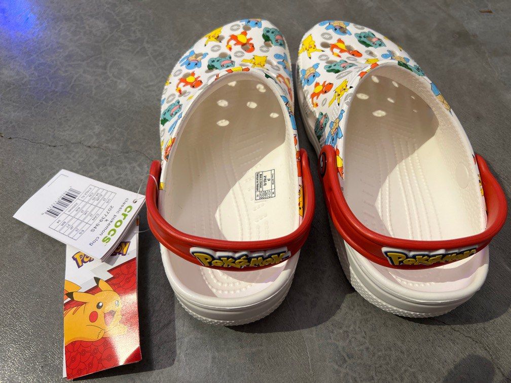 Pokemon themed Crocs, Babies & Kids, Babies & Kids Fashion on Carousell