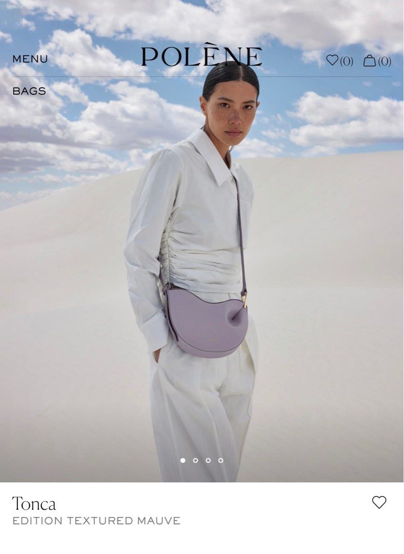 Authentic Polene - Tonca (Mauve) brand new, Luxury, Bags & Wallets on ...