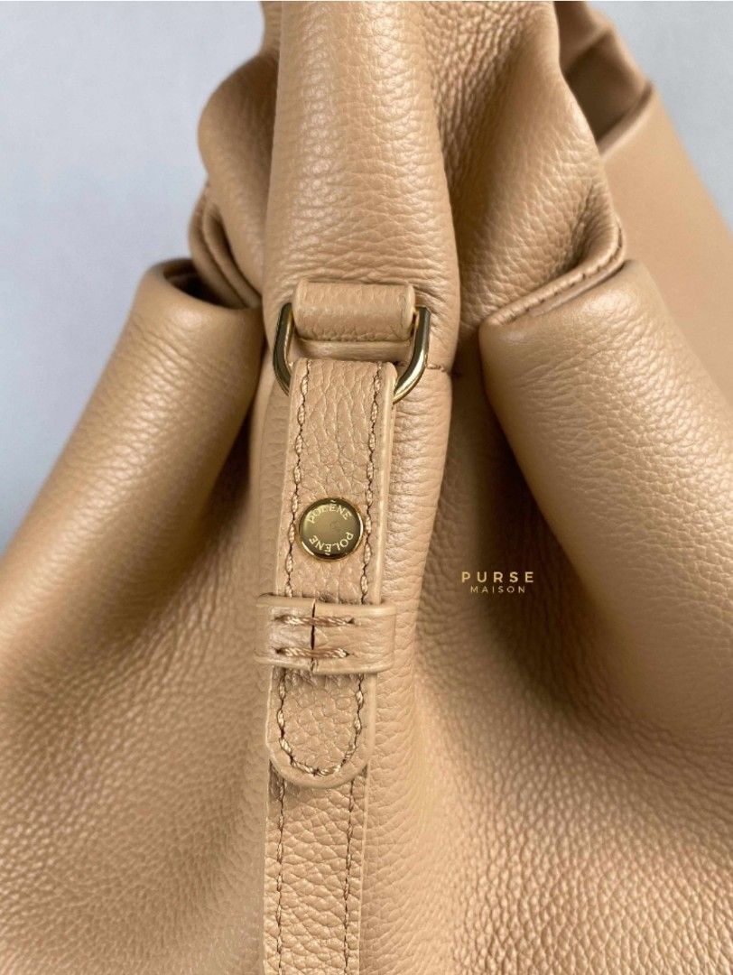 Polene Numero Neuf Beige Graine Leather Bag, Luxury, Bags & Wallets on ...