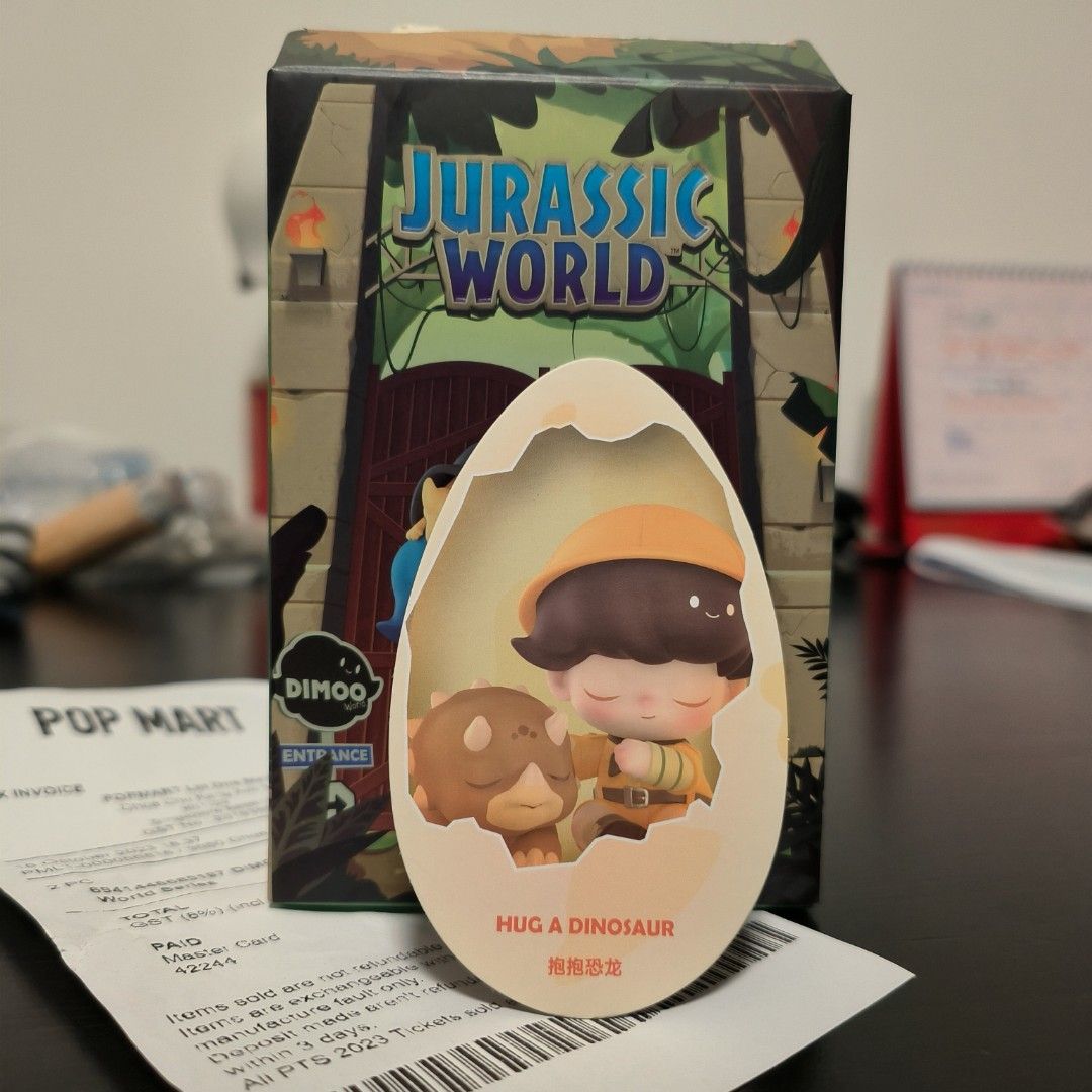 POPMART Dimoo Jurassic World, Hobbies & Toys, Toys & Games on Carousell
