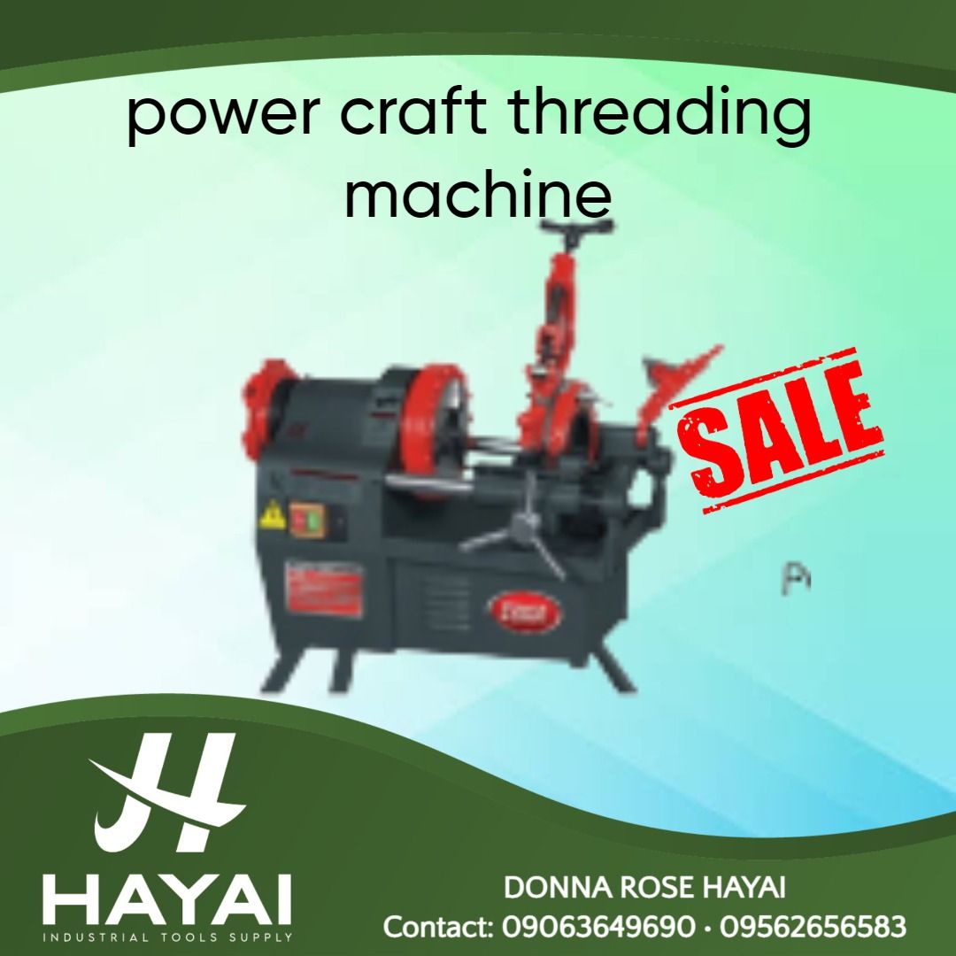 power craft threading machine, Commercial & Industrial, Construction ...