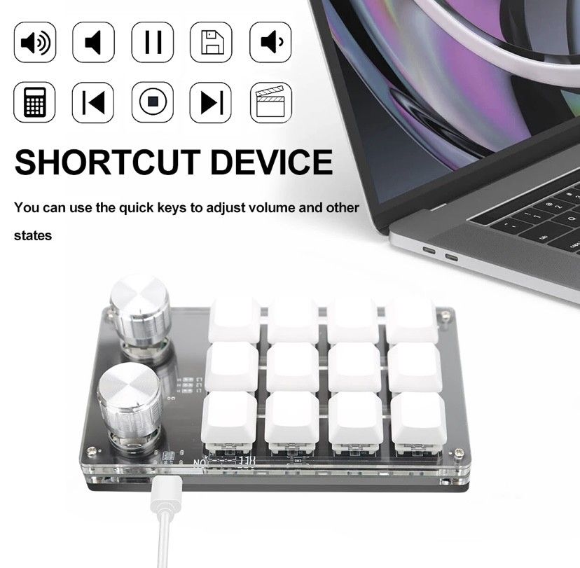 Programmable MacroPads (BLACK), Computers & Tech, Parts & Accessories ...