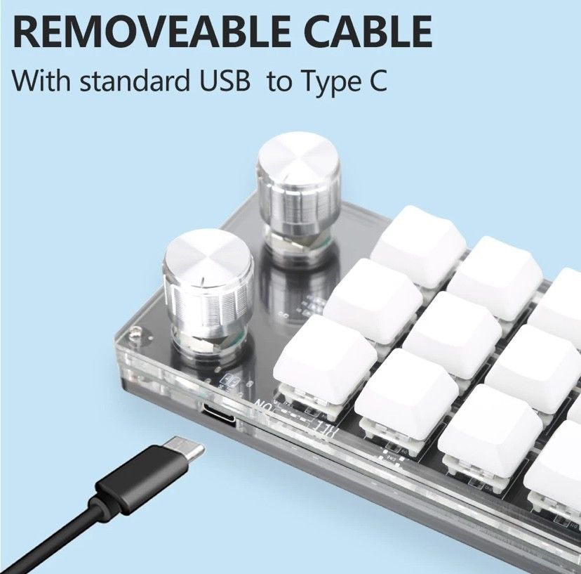 Programmable MacroPads (white(, Computers & Tech, Parts & Accessories ...