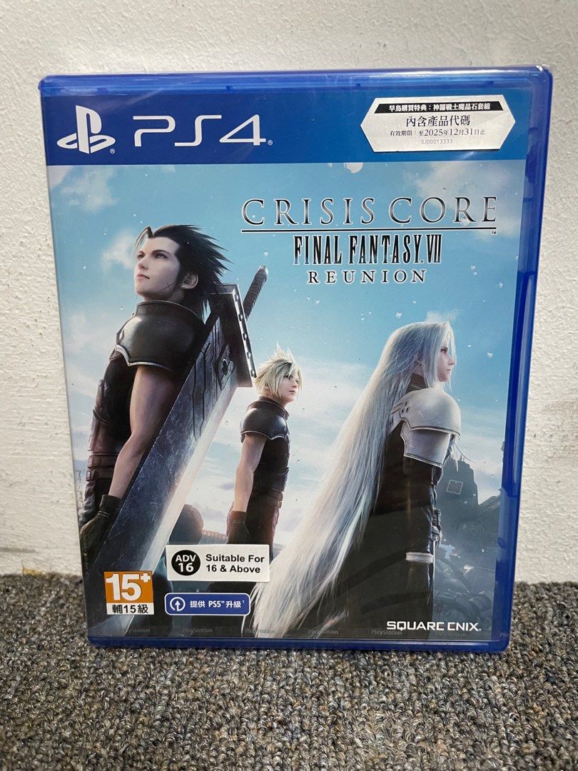 PS4 Crisis Code Final Fantasy VII Reunion [Chinese Version], Video Gaming, Video Games ...