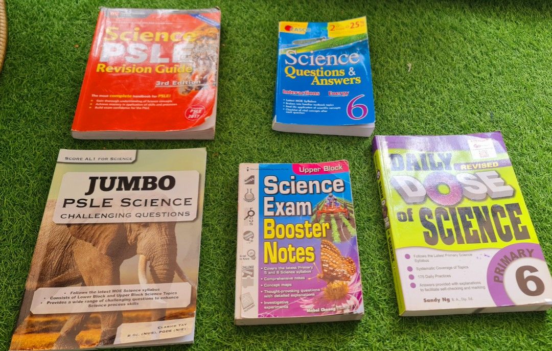 PSLE Math, Science, English, English Oral listening, Everything Else on ...